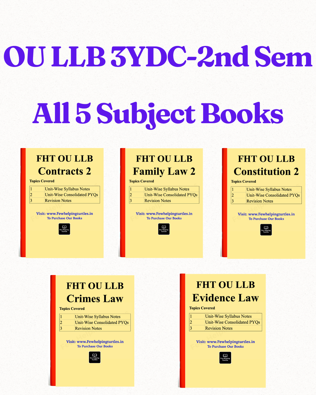 OU LLB 3YDC 2nd Semester Books - My FHT